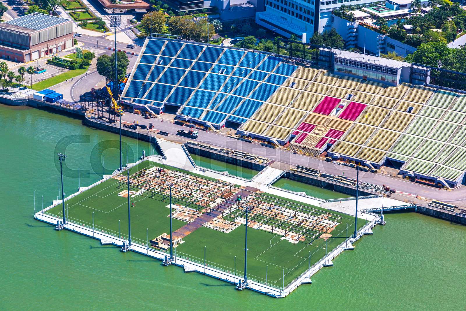 Float stadium in Singapore | Stock image | Colourbox
