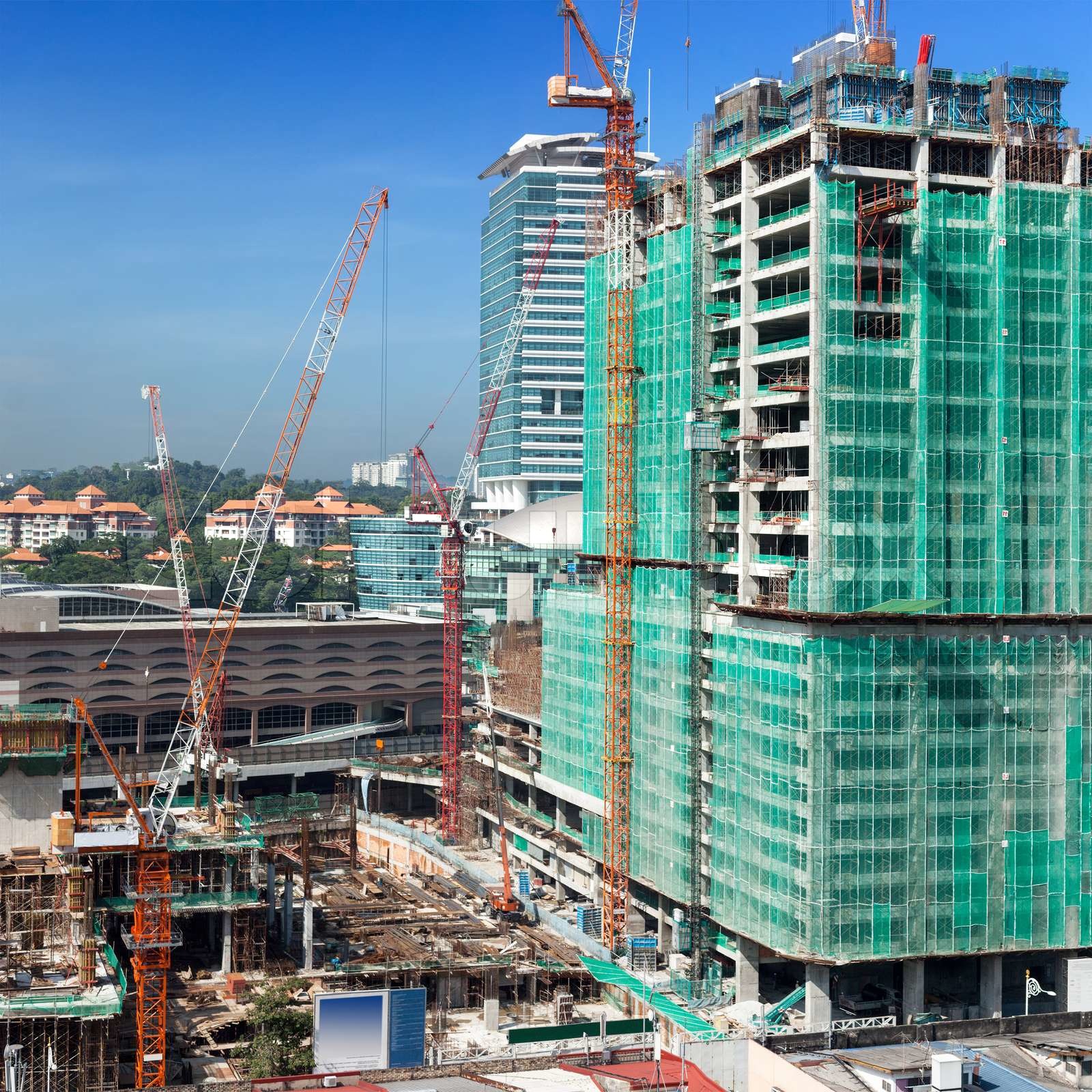 Constraction building | Stock image | Colourbox