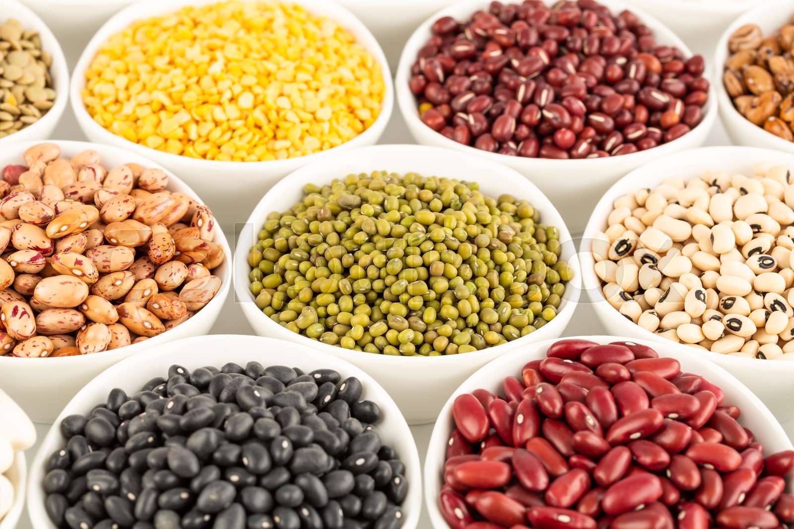 Collection of beans | Stock image | Colourbox