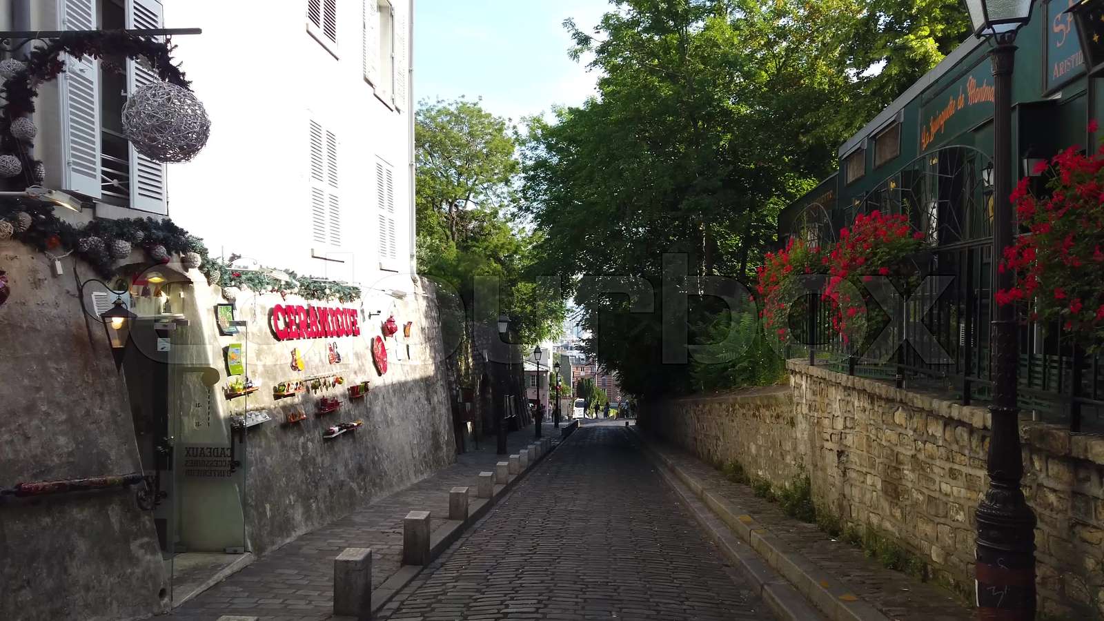cityscape Mont Matre , Paris, France | Stock video | Colourbox