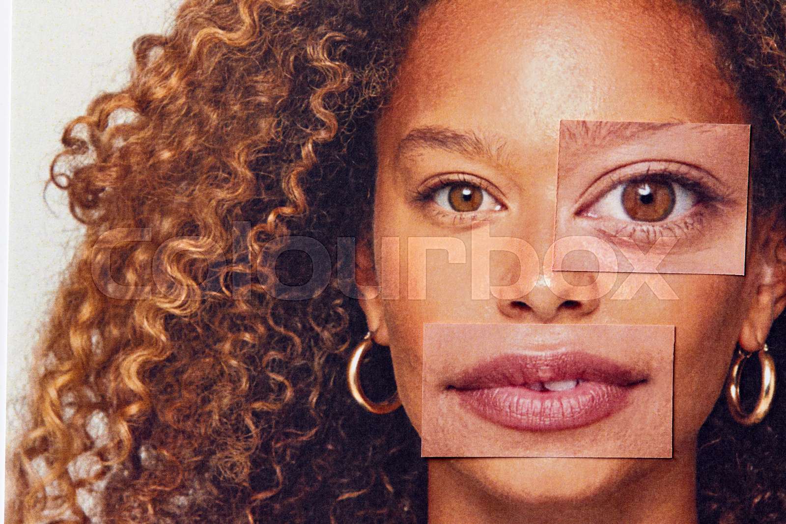 Gender Identity Concept With Composite Image Made From Male And Female ...