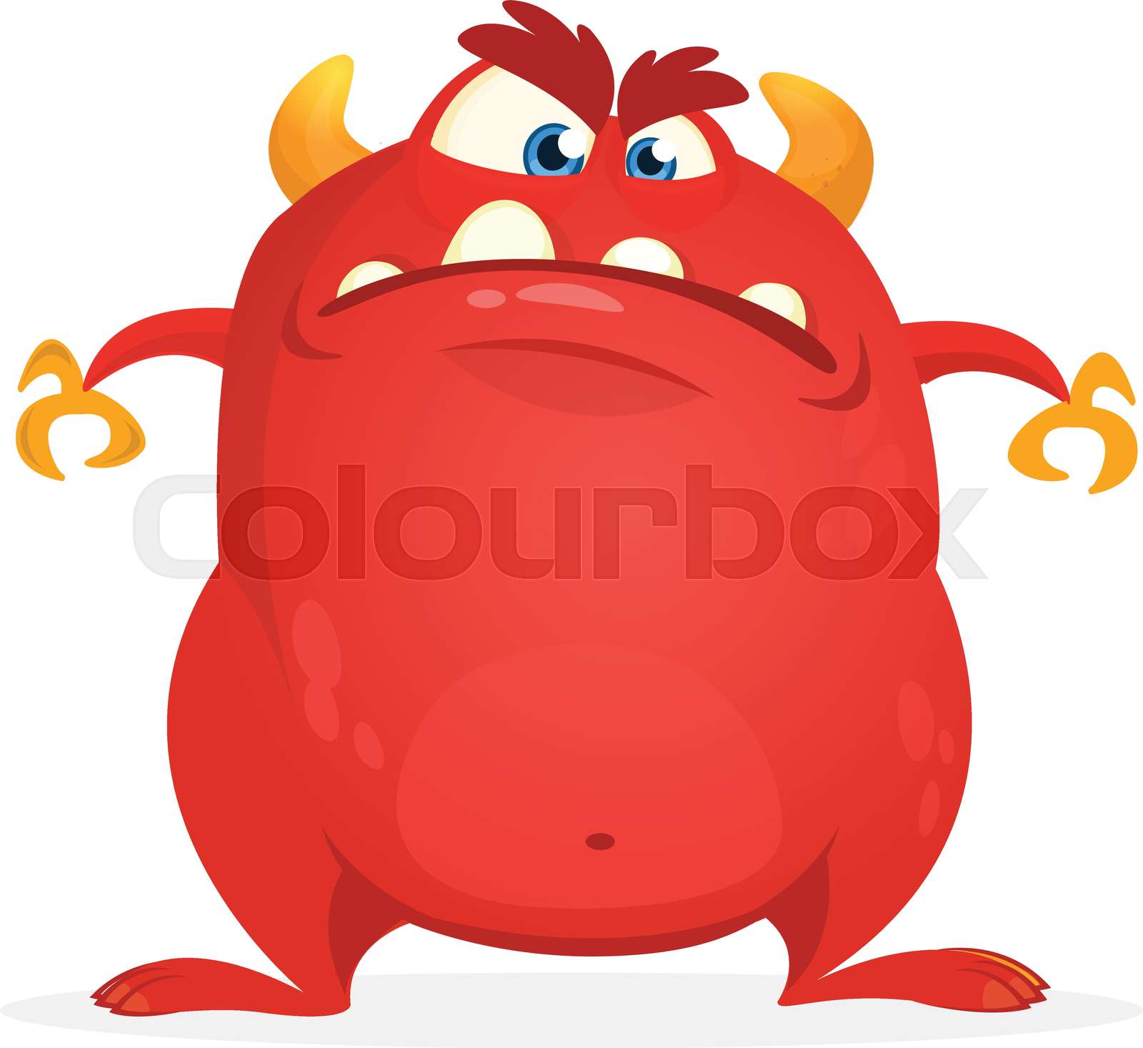 Mean Monster Clipart