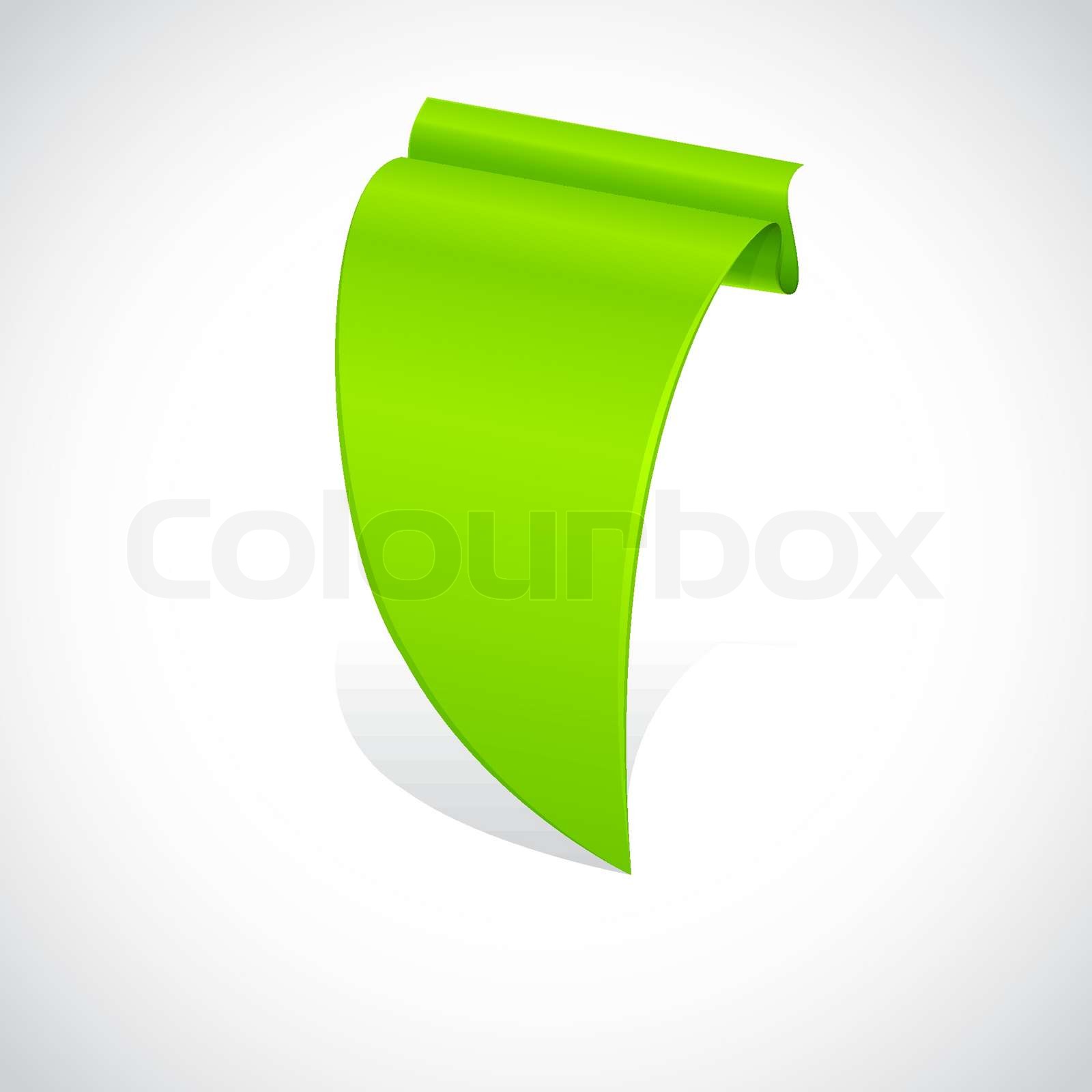 blank triangle scroll | Stock vector | Colourbox