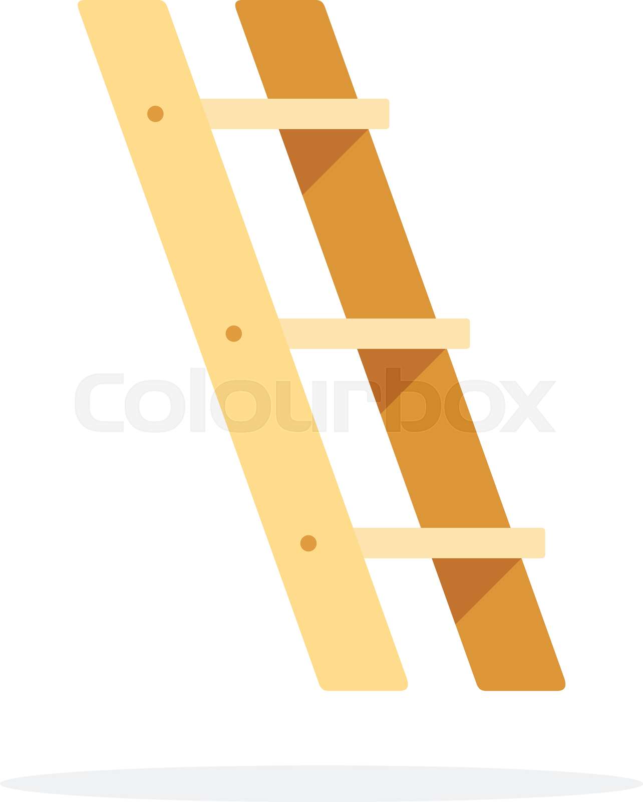Ladder side view vector flat isolated | Stock vector | Colourbox