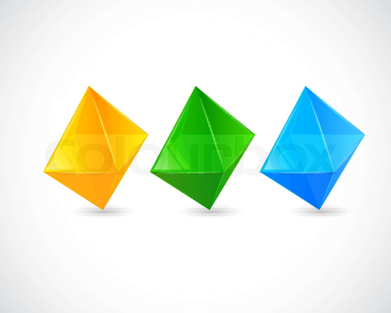 realistische dreidimensionale Raute-Taste für Vorlage | Stock-Vektor ...