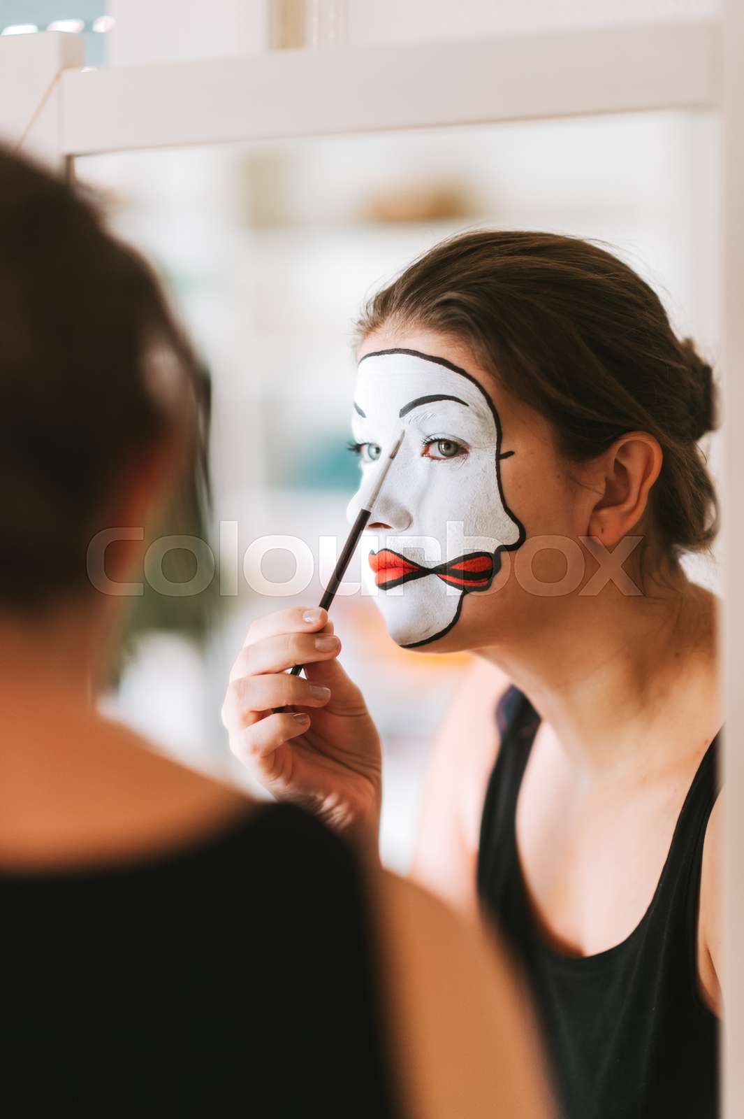 Female Mime Makeup