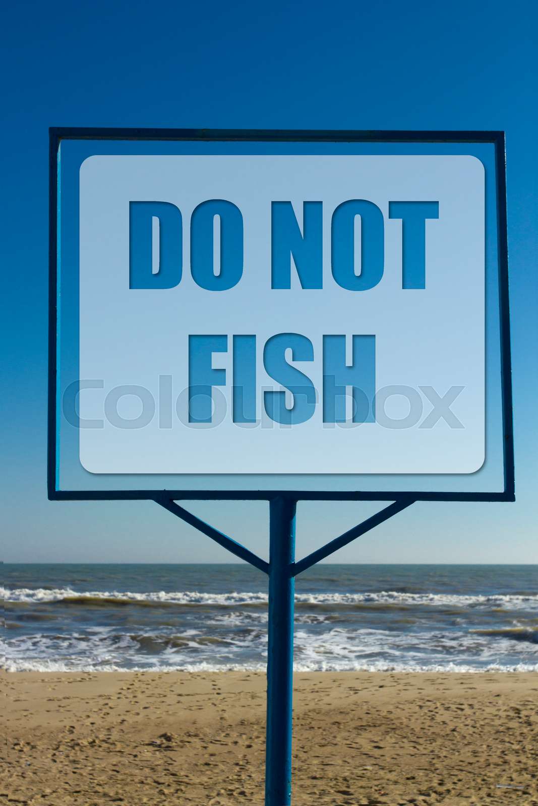 Do not fish | Stock image | Colourbox