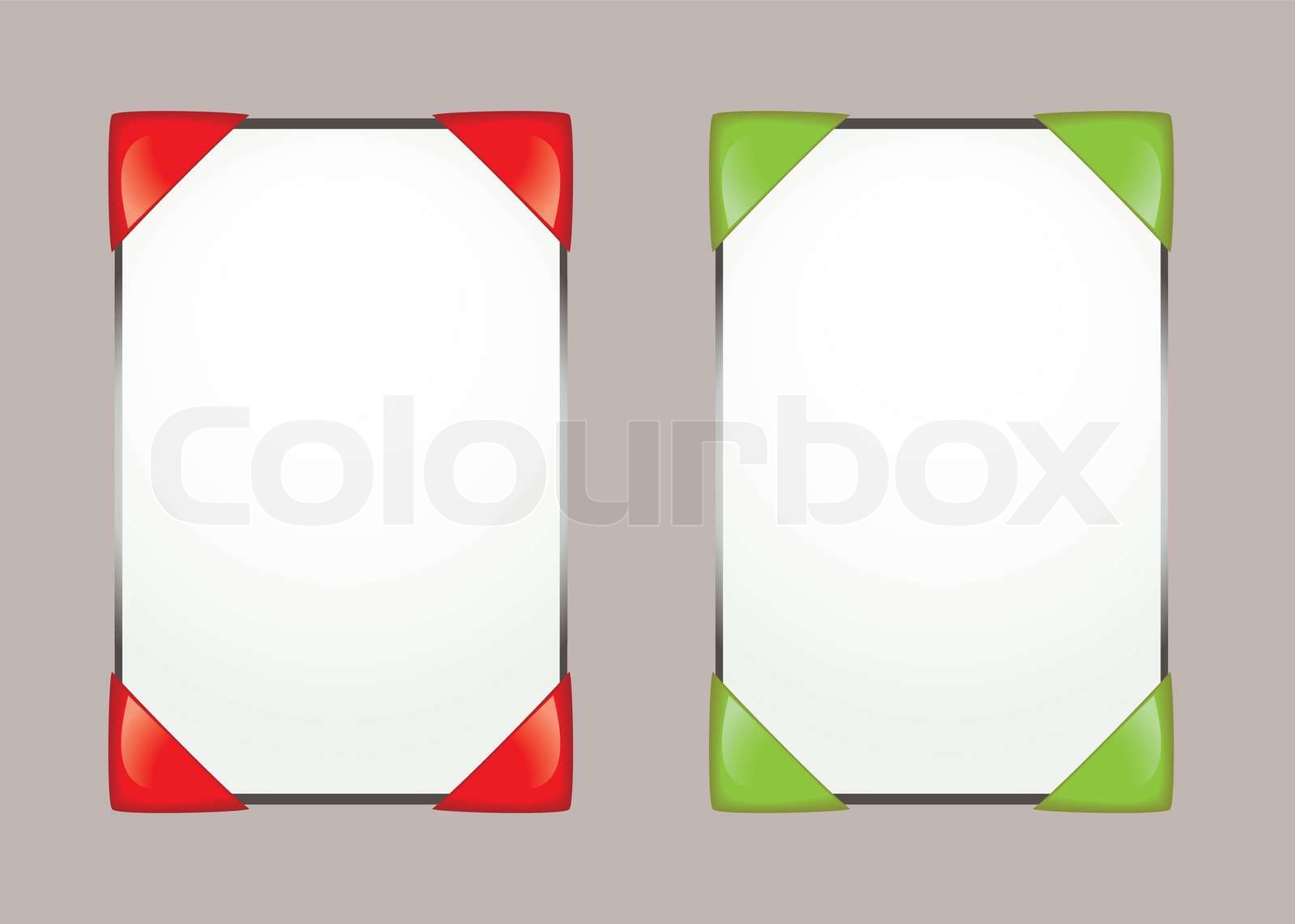 Paper notice board | Stock vector | Colourbox