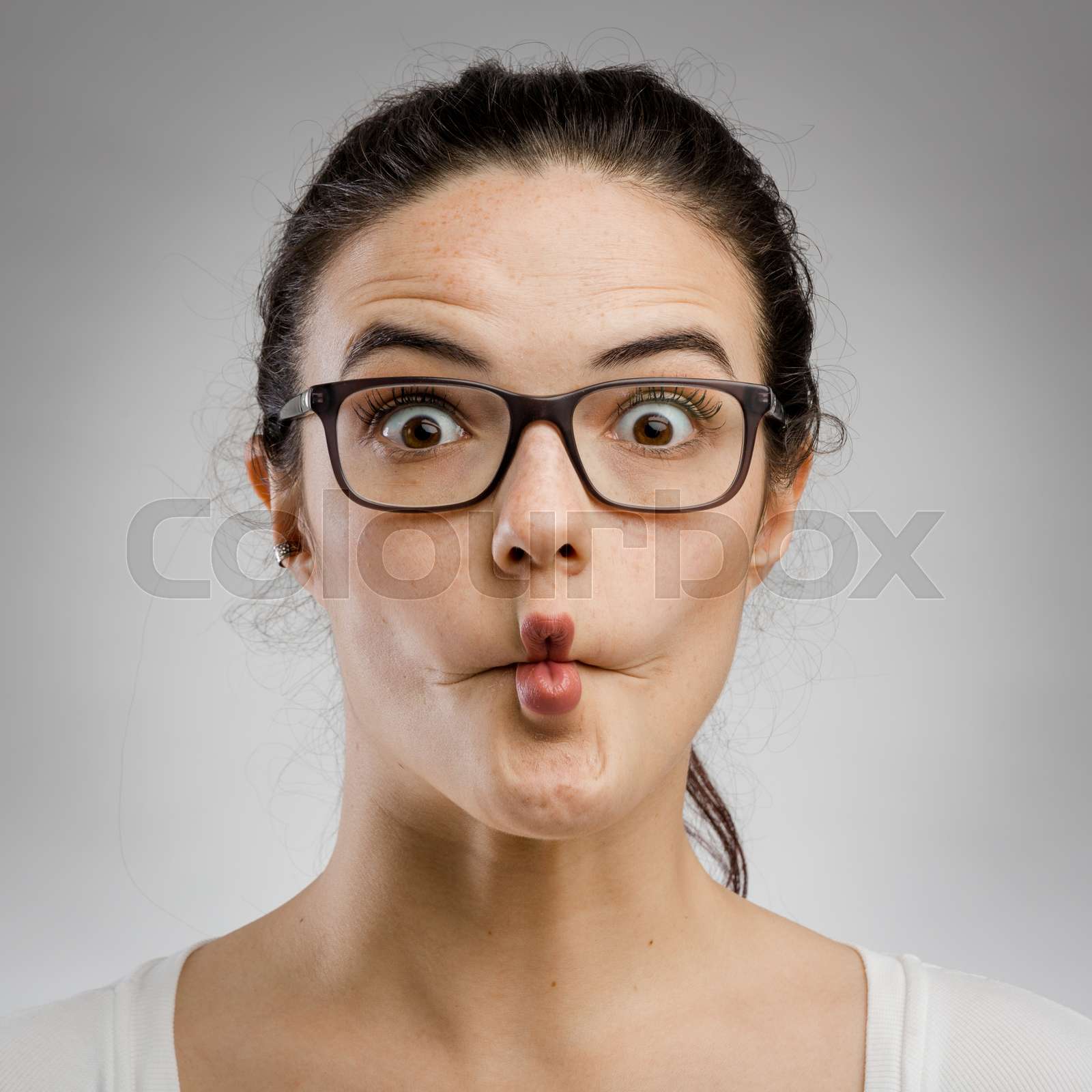 Silly face | Stock image | Colourbox