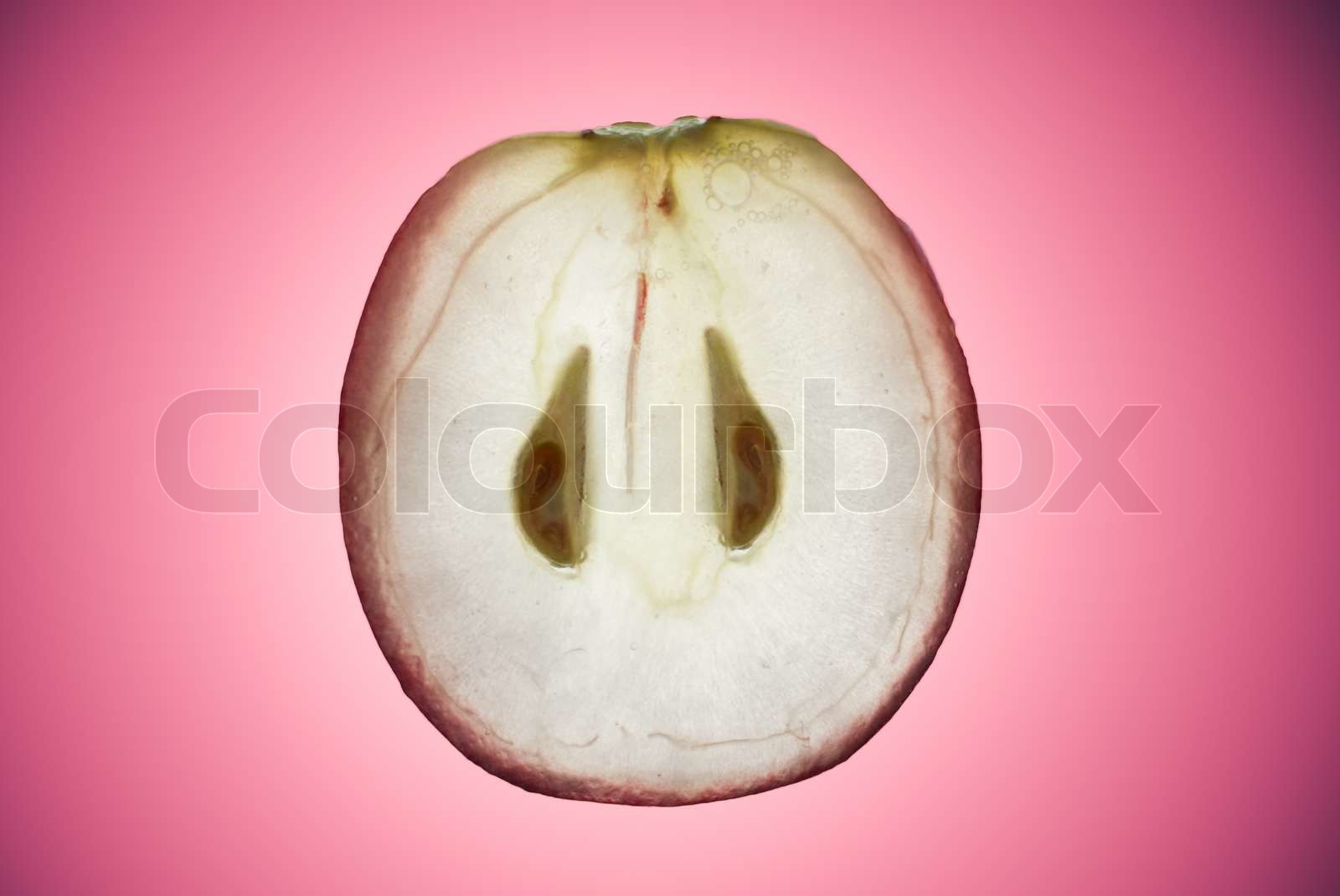 Slice of red grape | Stock image | Colourbox