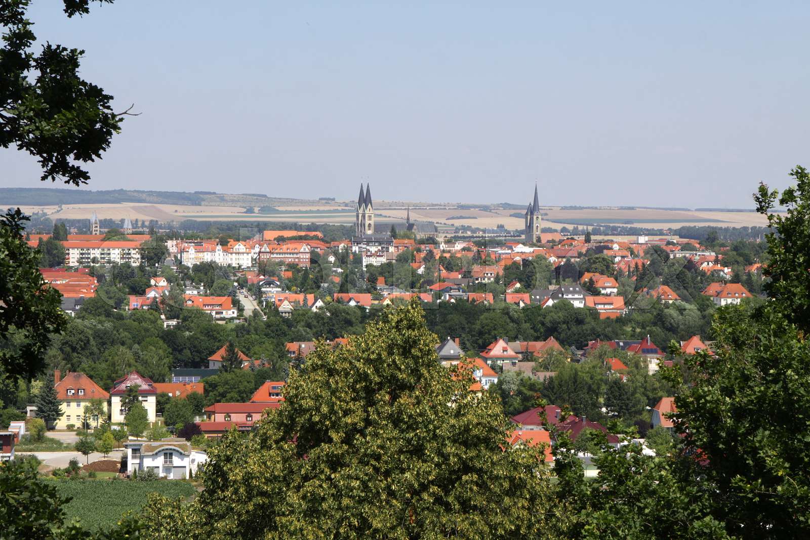 Halberstadt Stadtansicht | Stock Bild | Colourbox