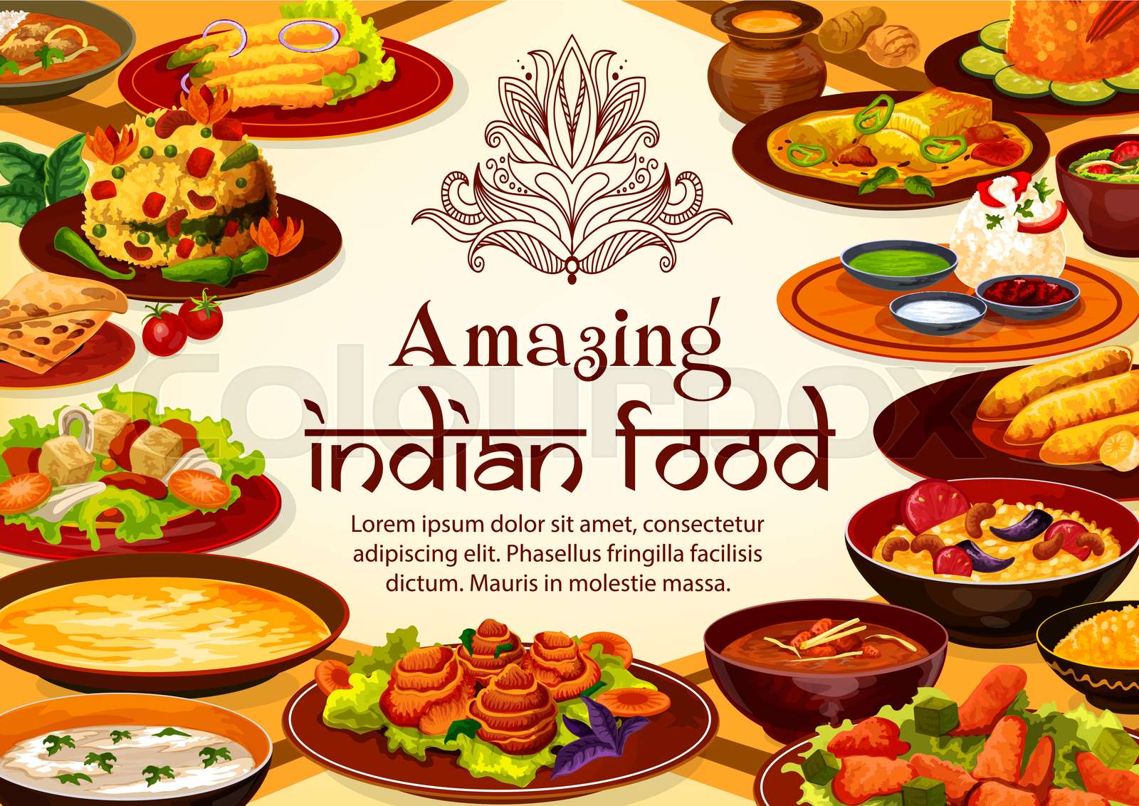 Indian Food Banner Design