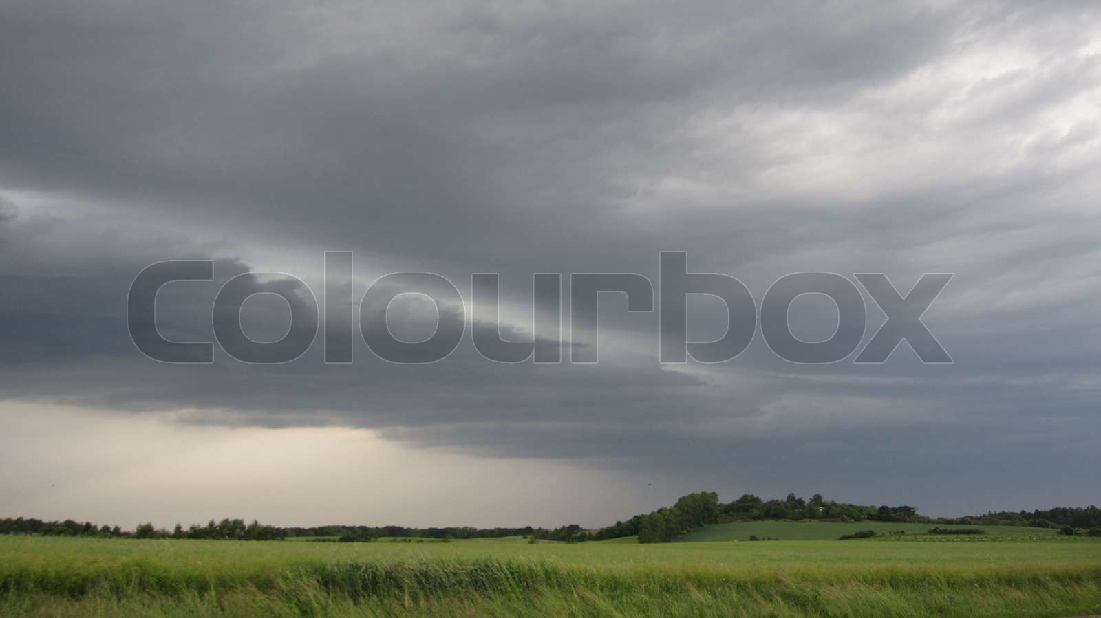 cloudburst, weather, thunder | Stock image | Colourbox