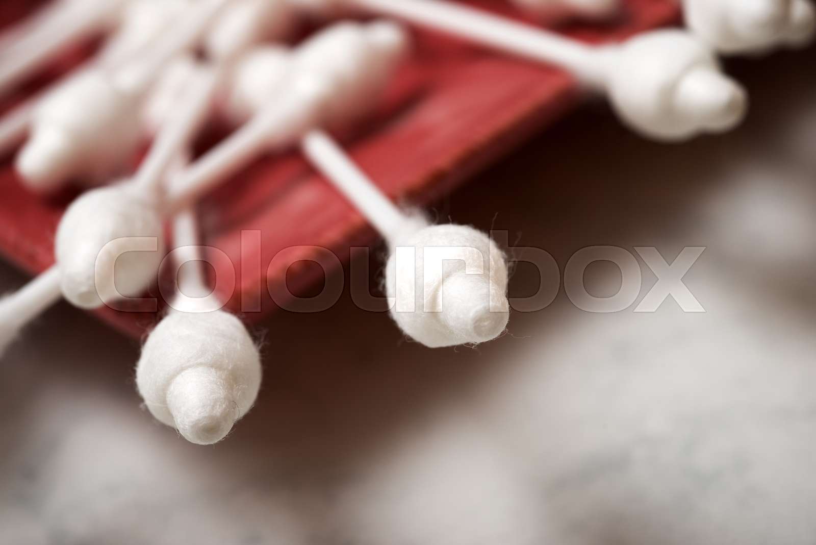 Ear swabs view | Stock image | Colourbox