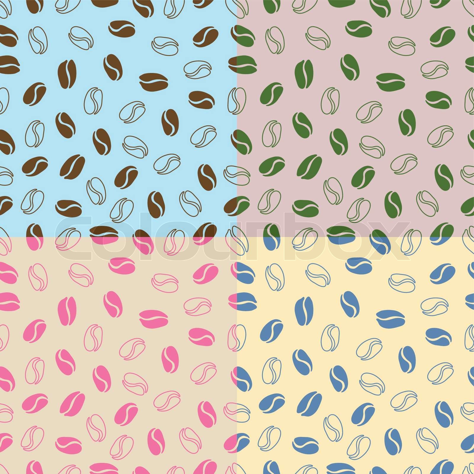 café, baggrund, klassisk | Stock vektor | Colourbox