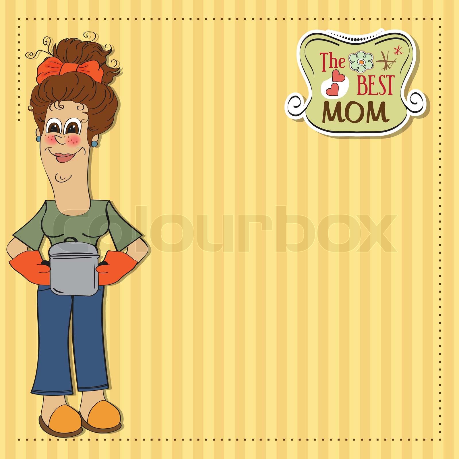 the best mom | Stock vector | Colourbox