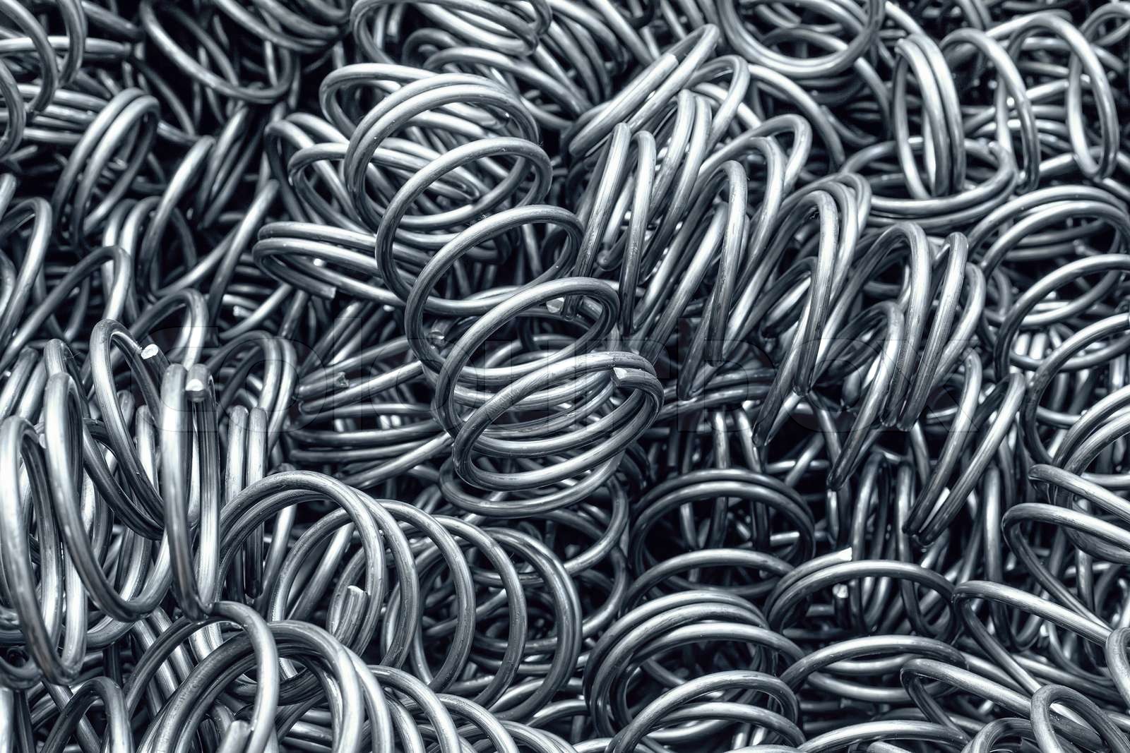 Metal springs | Stock image | Colourbox
