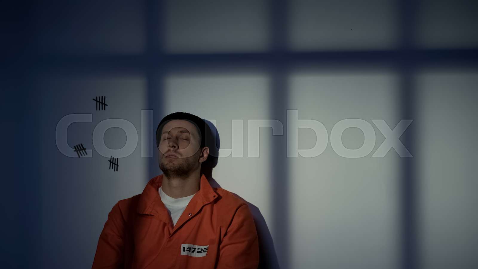 Innocent prisoner suffering depression, sitting in jail because of ...