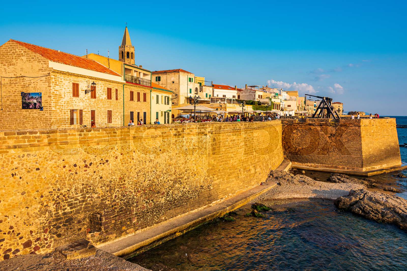 Old town of Alghero | Stock image | Colourbox