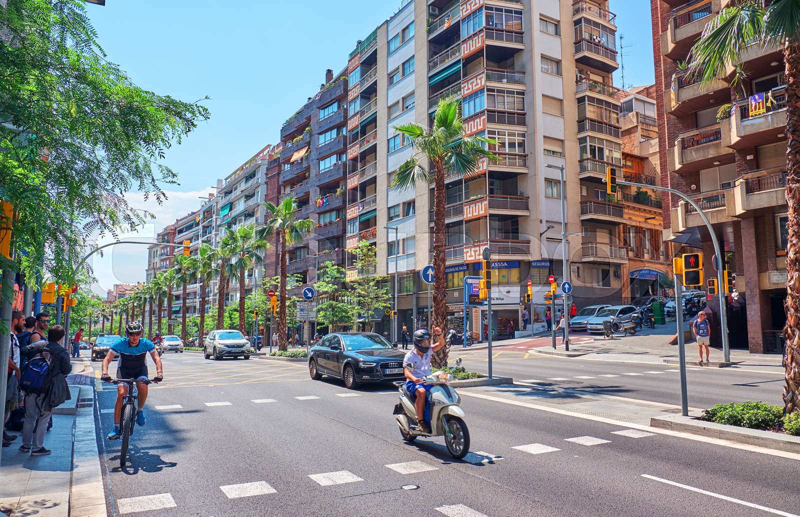 City infrastructure. Barcelona, Spain | Stock image | Colourbox