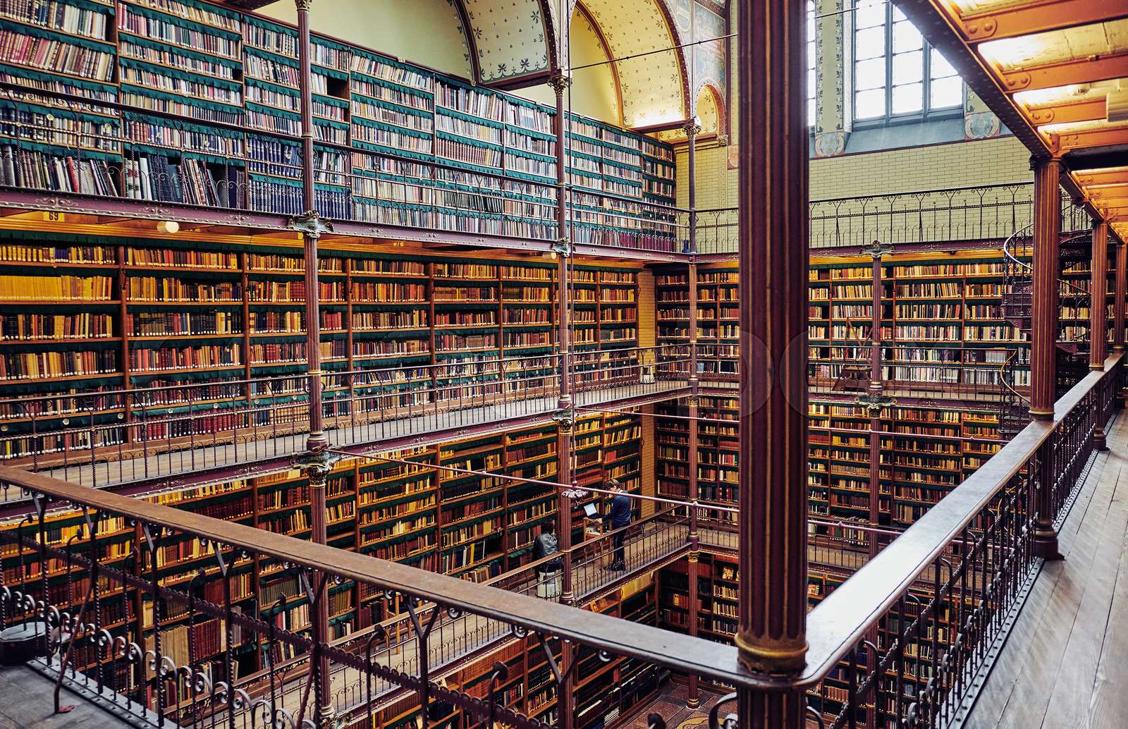 Old library to The Rijksmuseum in Amsterdam | Stock image | Colourbox
