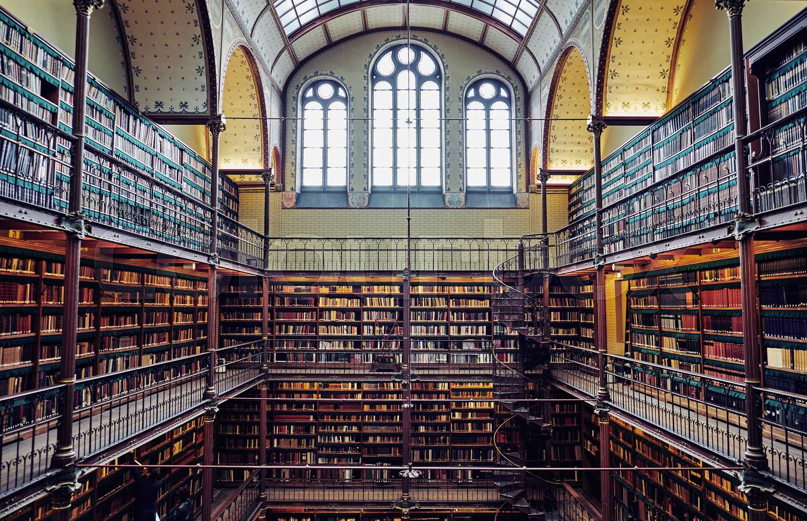 Old library to The Rijksmuseum in Amsterdam | Stock image | Colourbox