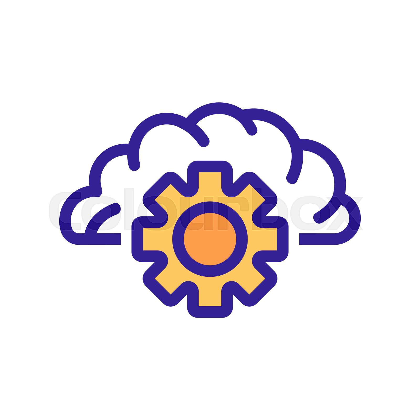 icon, figur, automatisierung | Stock-Vektor | Colourbox