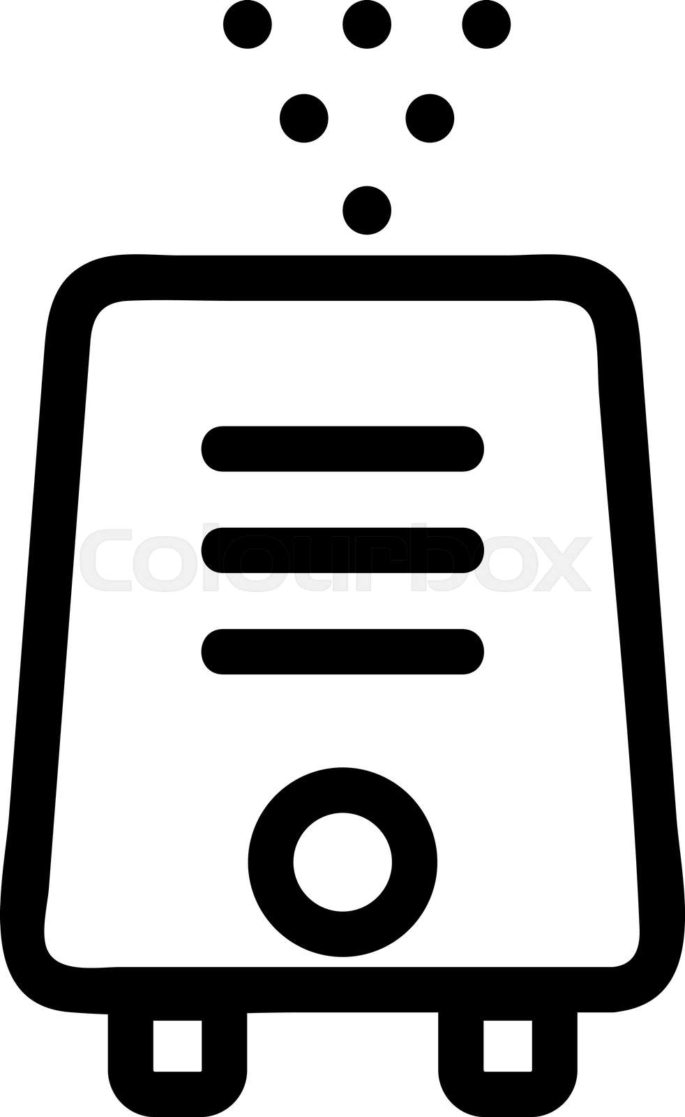 air purifier icon vector. Isolated contour symbol illustration | Stock ...