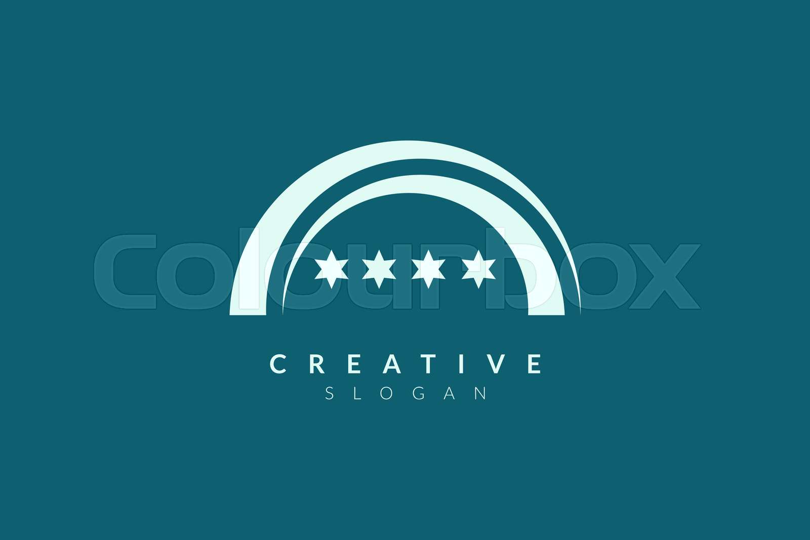 Stage logo design. Minimalist and modern vector illustration design ...