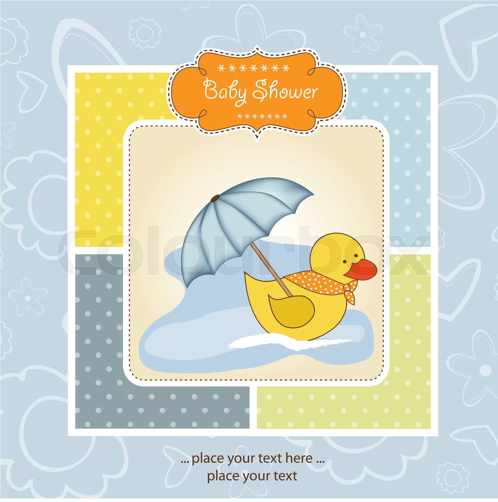 baby, cartoon, banner | Stock-Vektor | Colourbox
