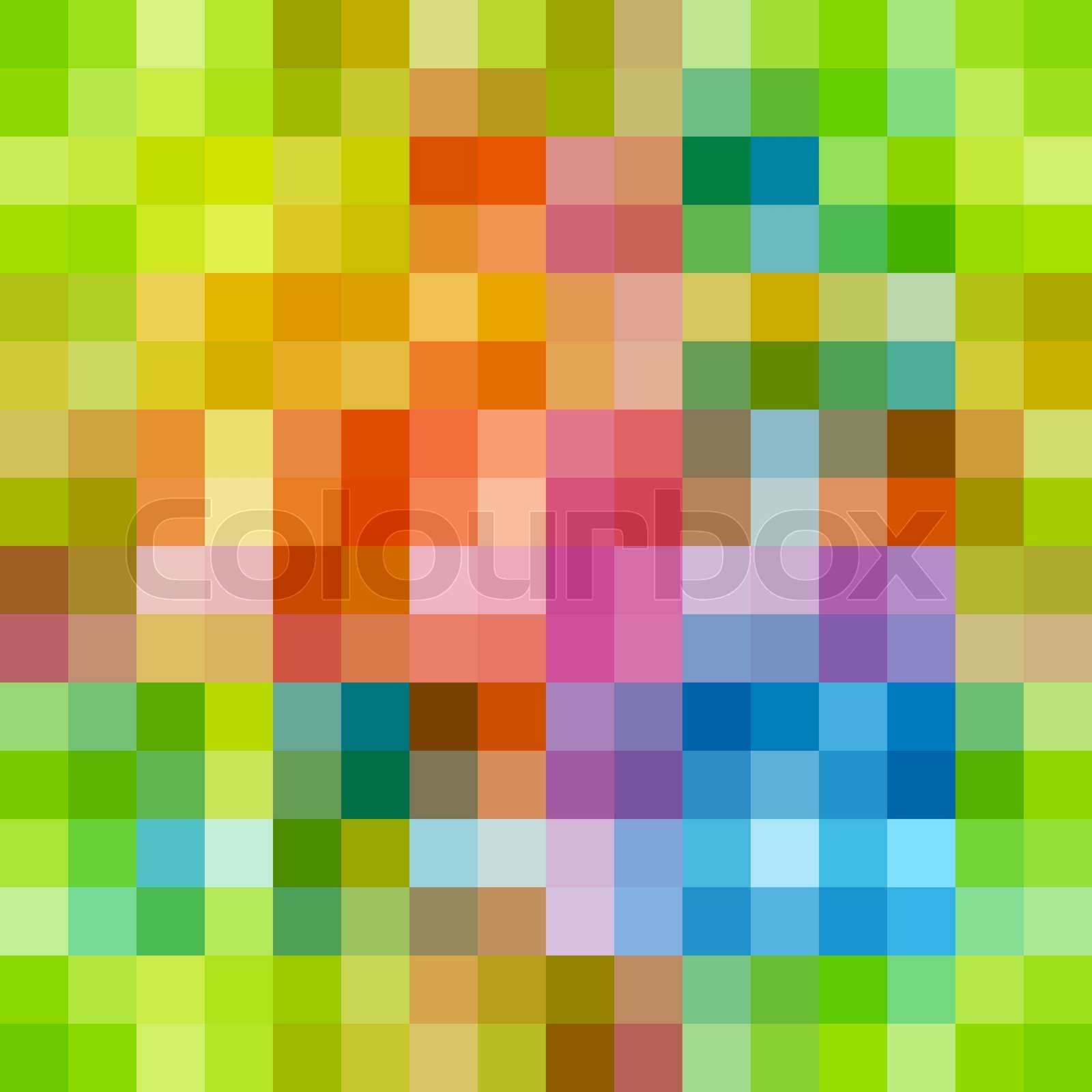 Multicolored squares pattern | Stock vector | Colourbox