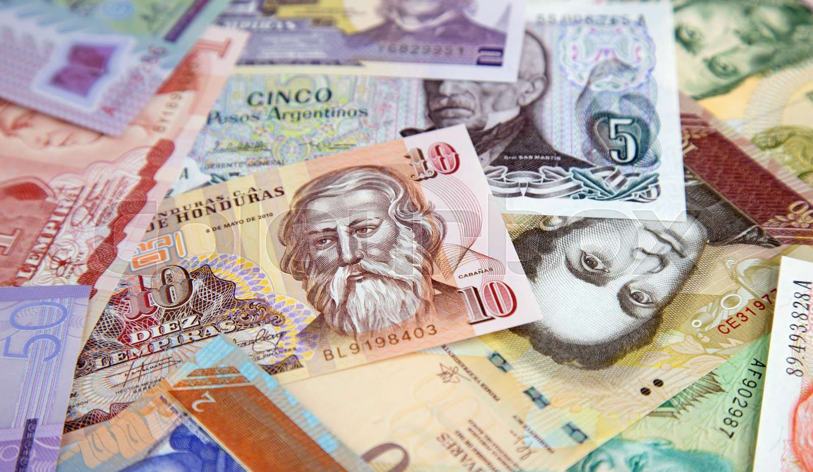 Banknotes | Stock image | Colourbox