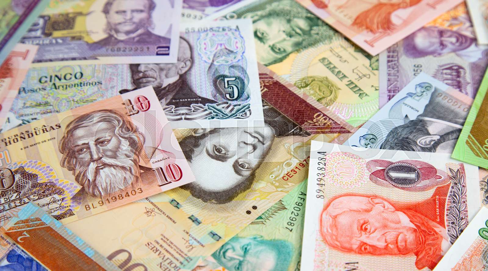 Banknotes | Stock image | Colourbox