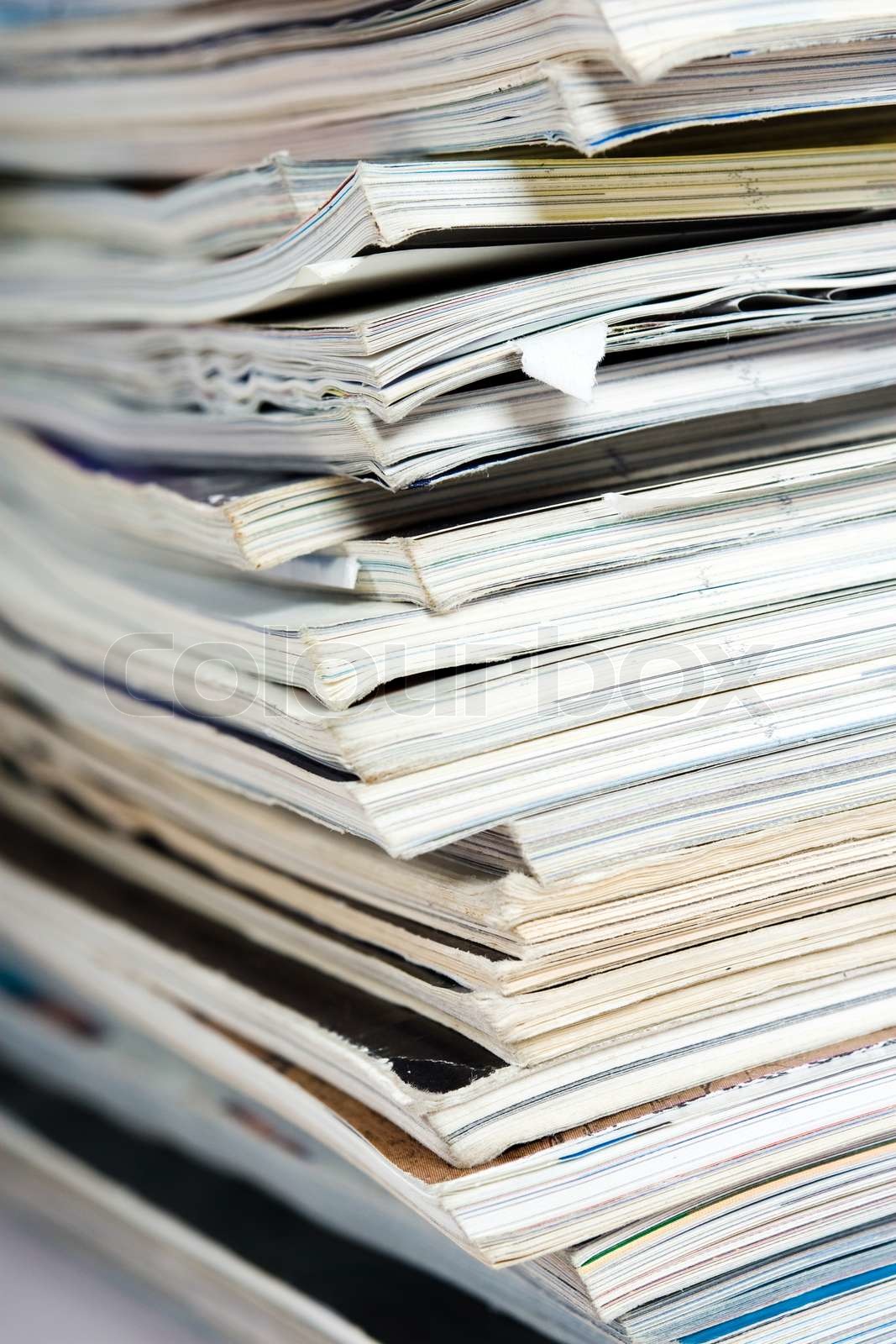 Stack of papers | Stock image | Colourbox