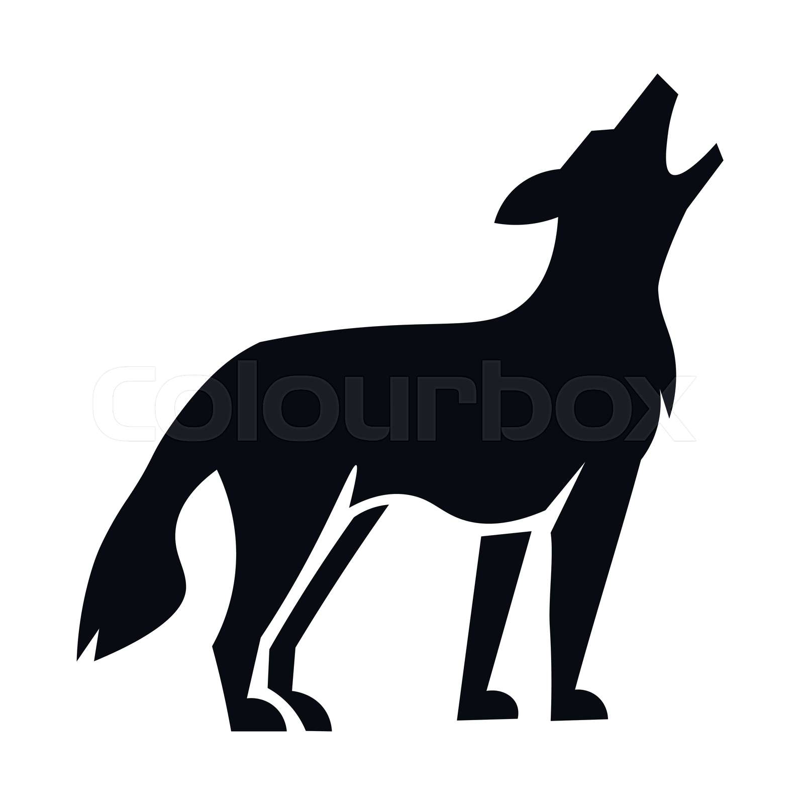 Coyote Icon Vector | Stock vector | Colourbox