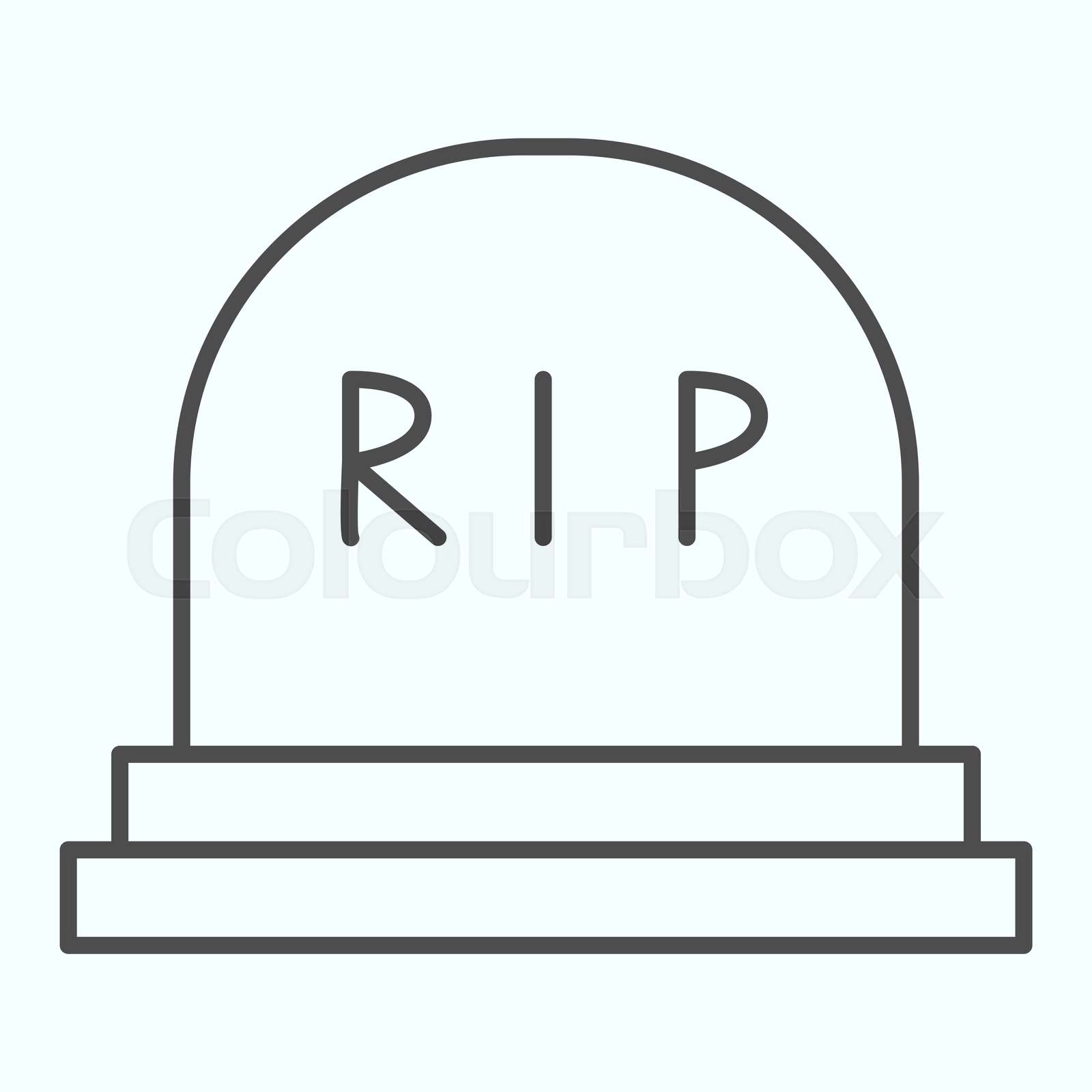 Rip Headstone Clipart