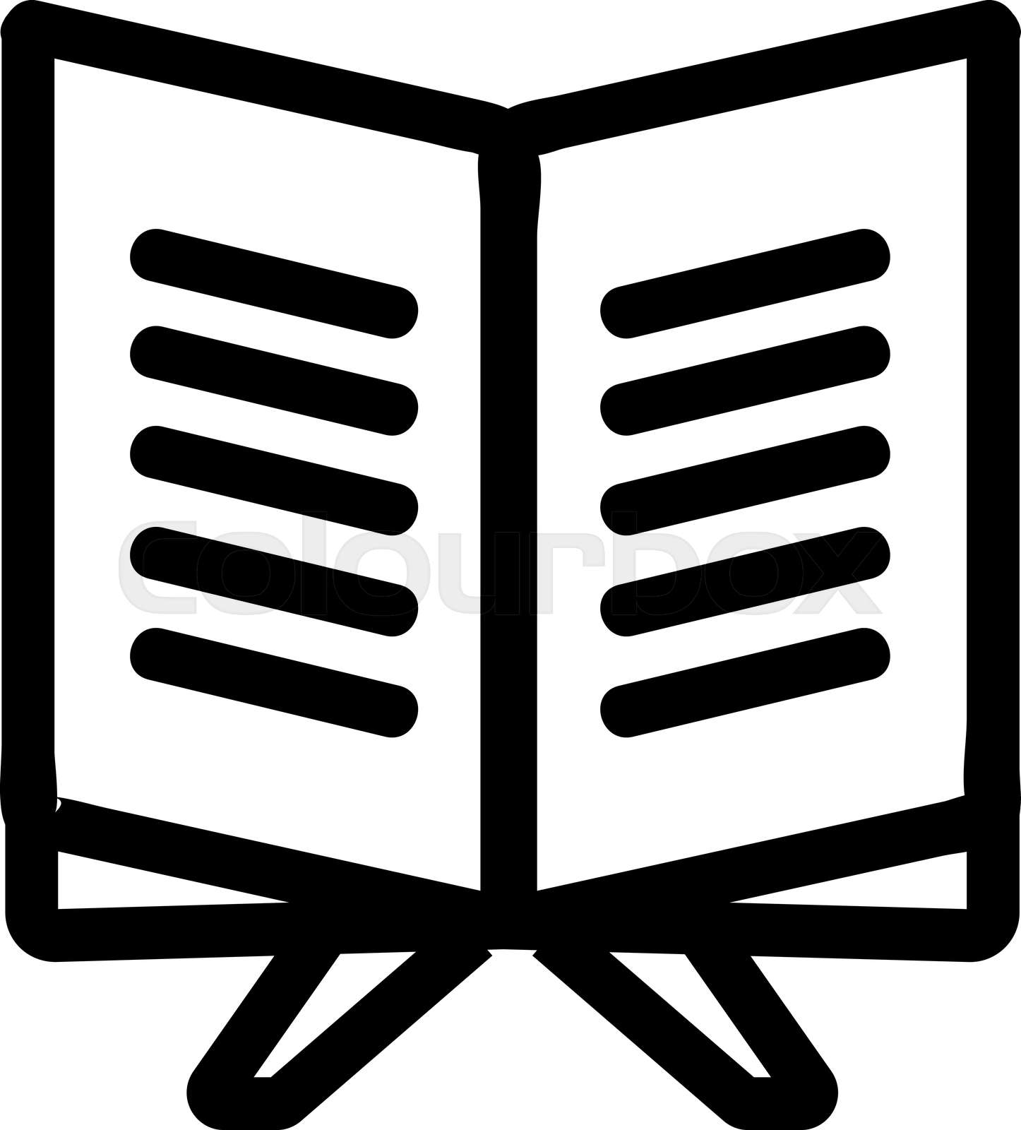 Koran icon vector. Isolated contour symbol illustration | Stock vector ...