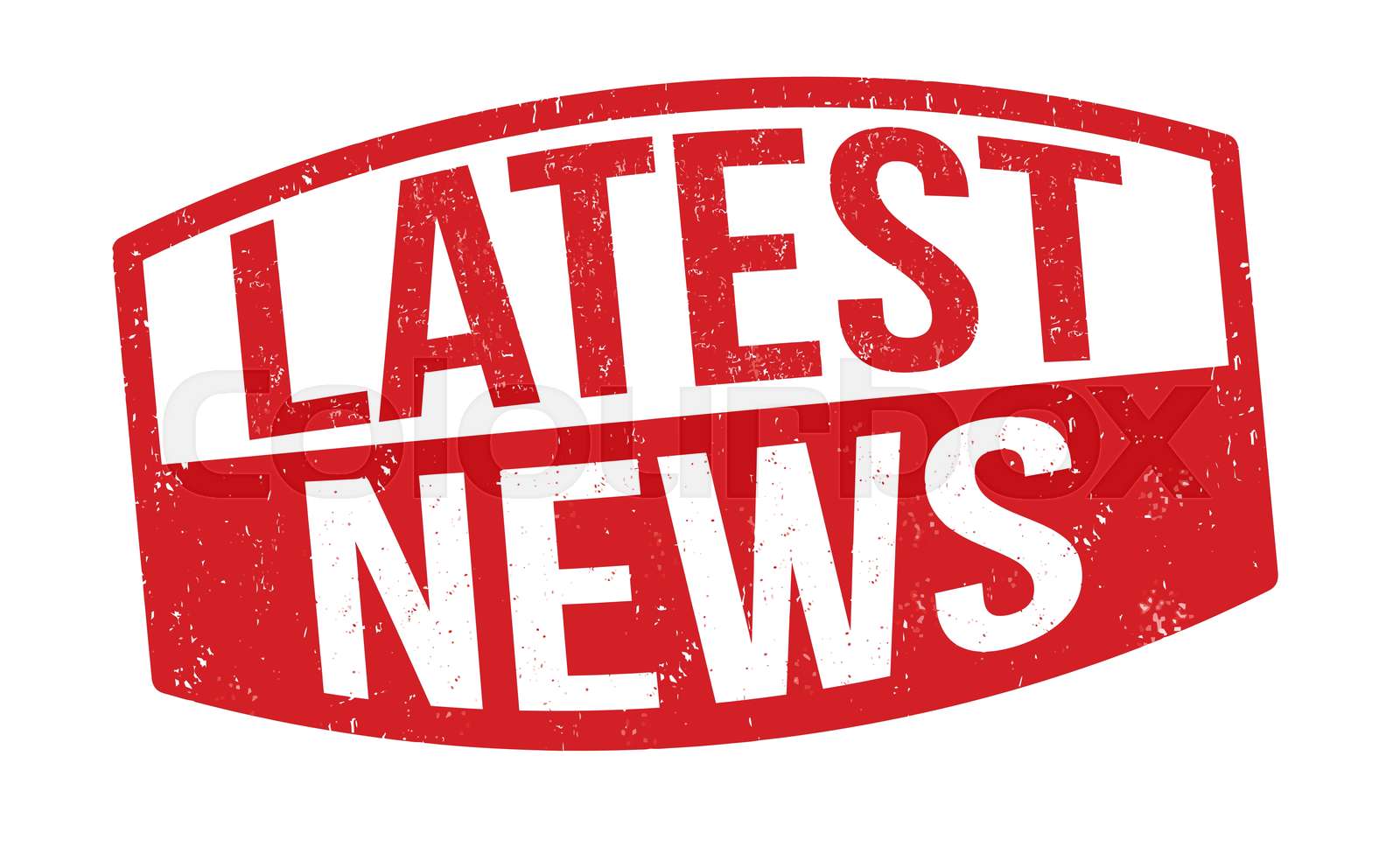 Latest news sign or stamp | Stock vector | Colourbox