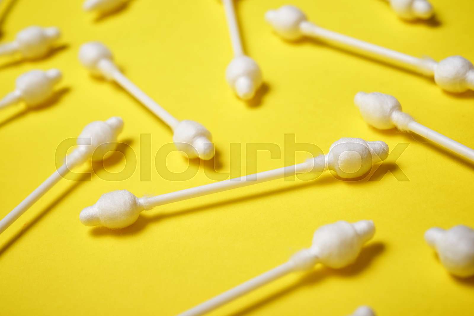 Ear swabs view | Stock image | Colourbox