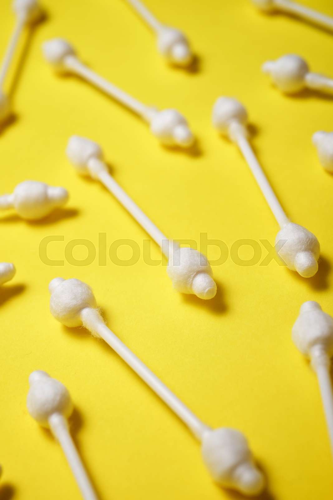 Ear swabs view | Stock image | Colourbox