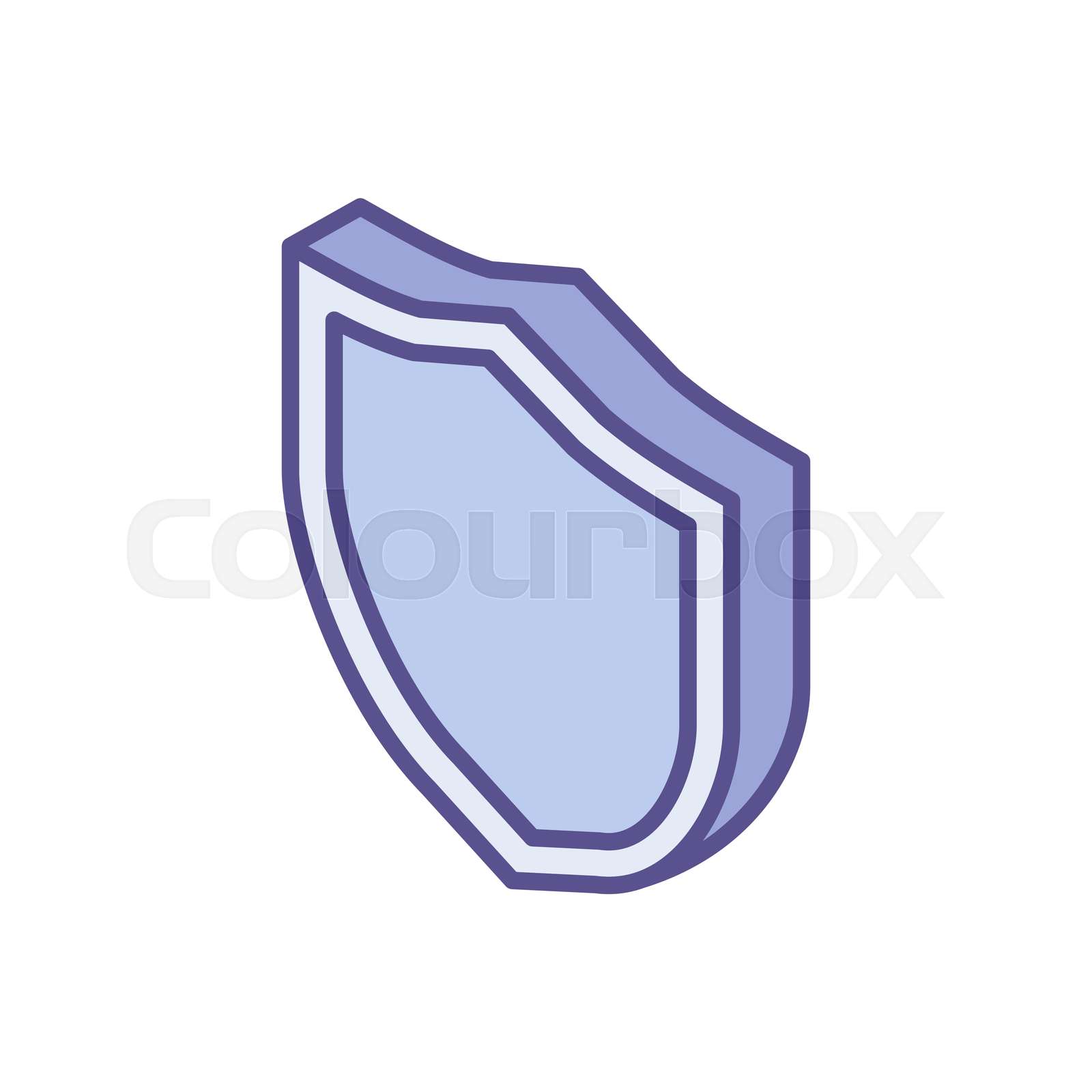 Security shield isometric icon | Stock vector | Colourbox