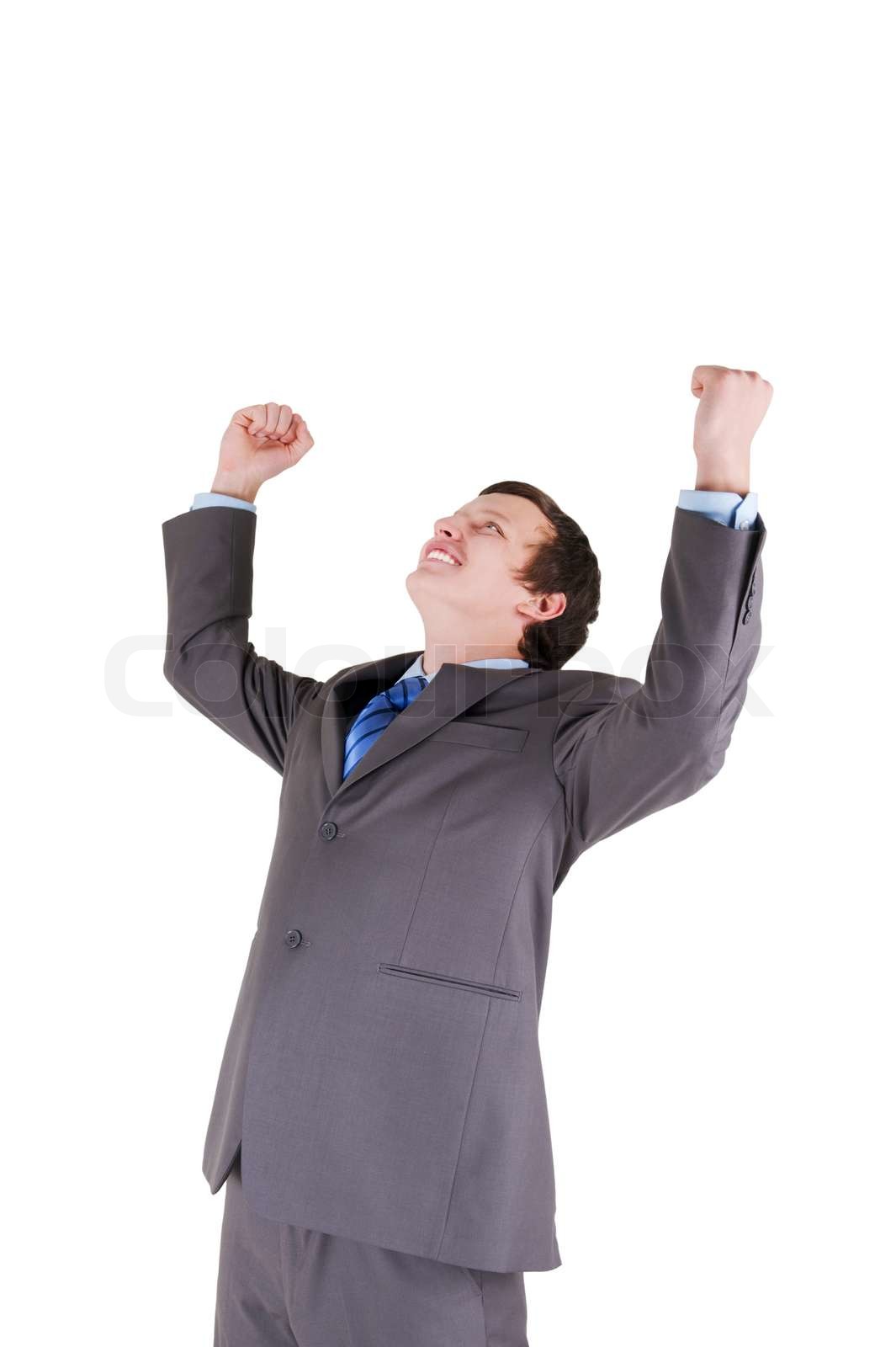 glückliche junge Unternehmer | Stock Bild | Colourbox