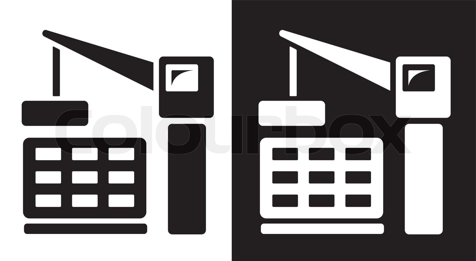 Bau-Symbol | Stock-Vektor | Colourbox