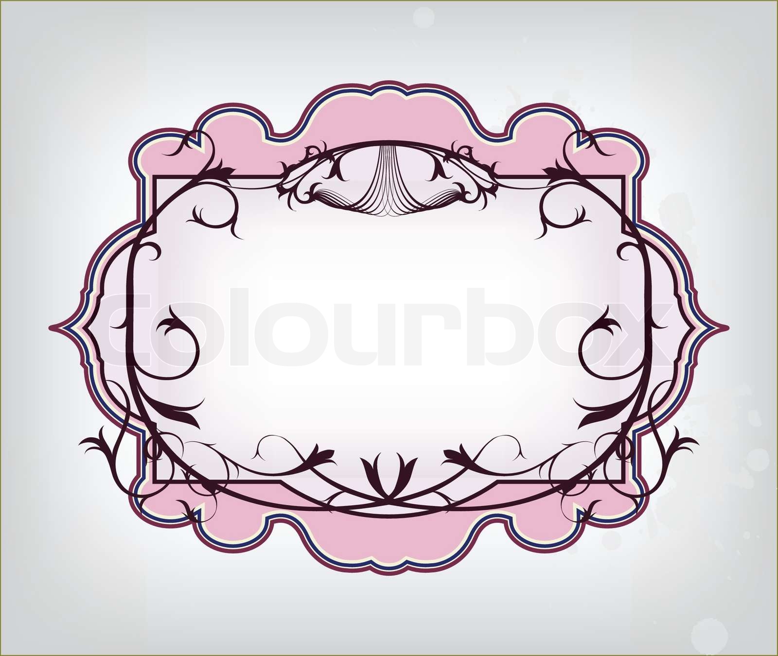 Template frame design | Stock vector | Colourbox