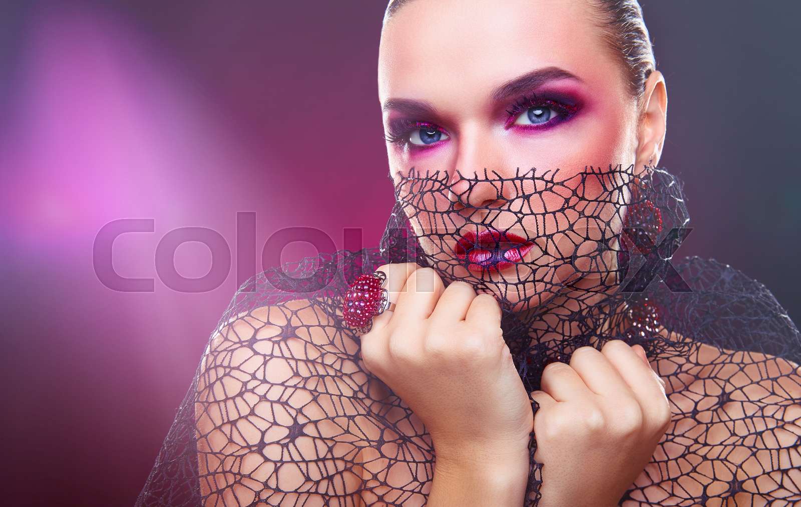 Ansigt En Smuk Stock Foto Colourbox