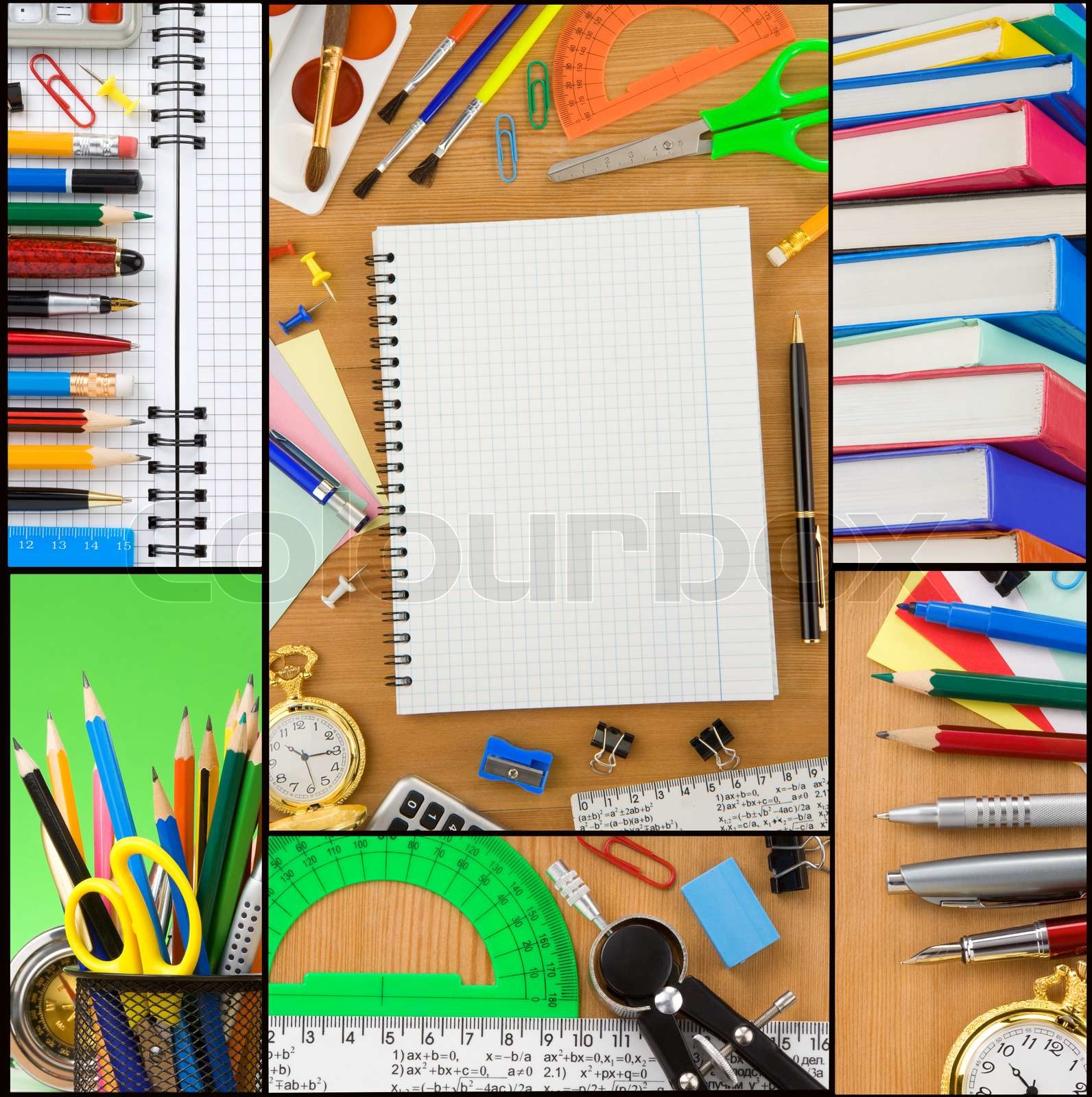 back to school collage | Stock image | Colourbox