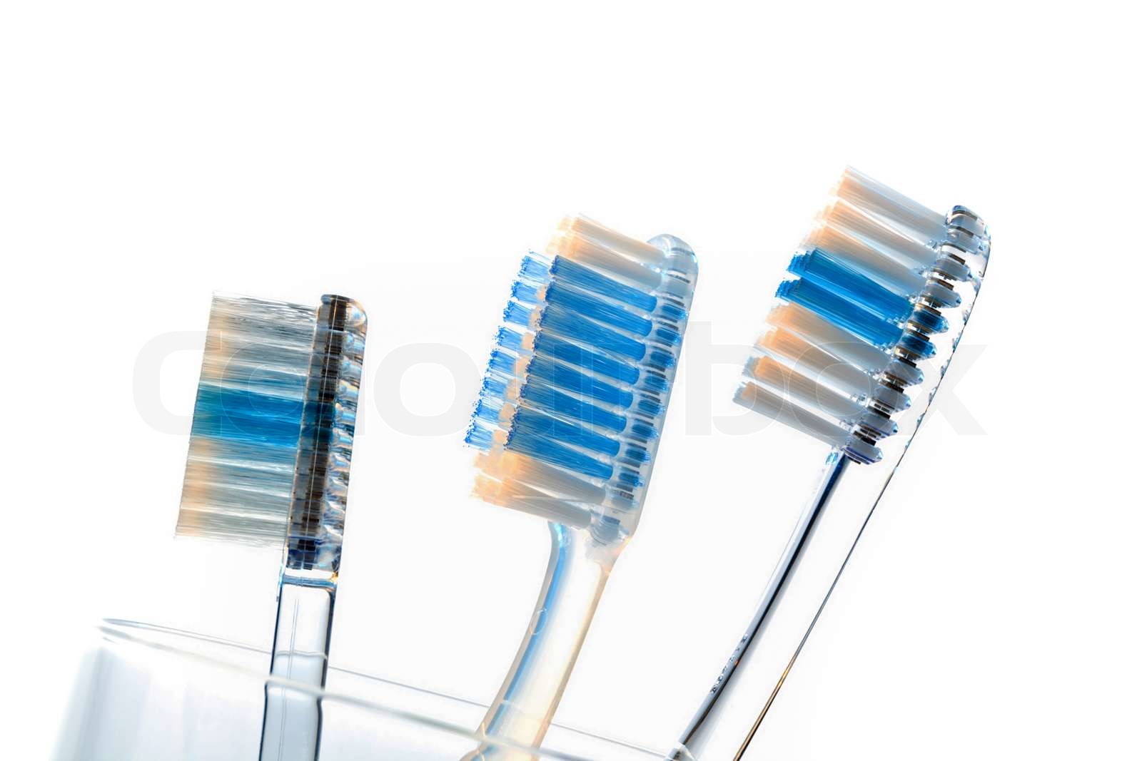 toothbrushes to brush your teeth | Stock image | Colourbox