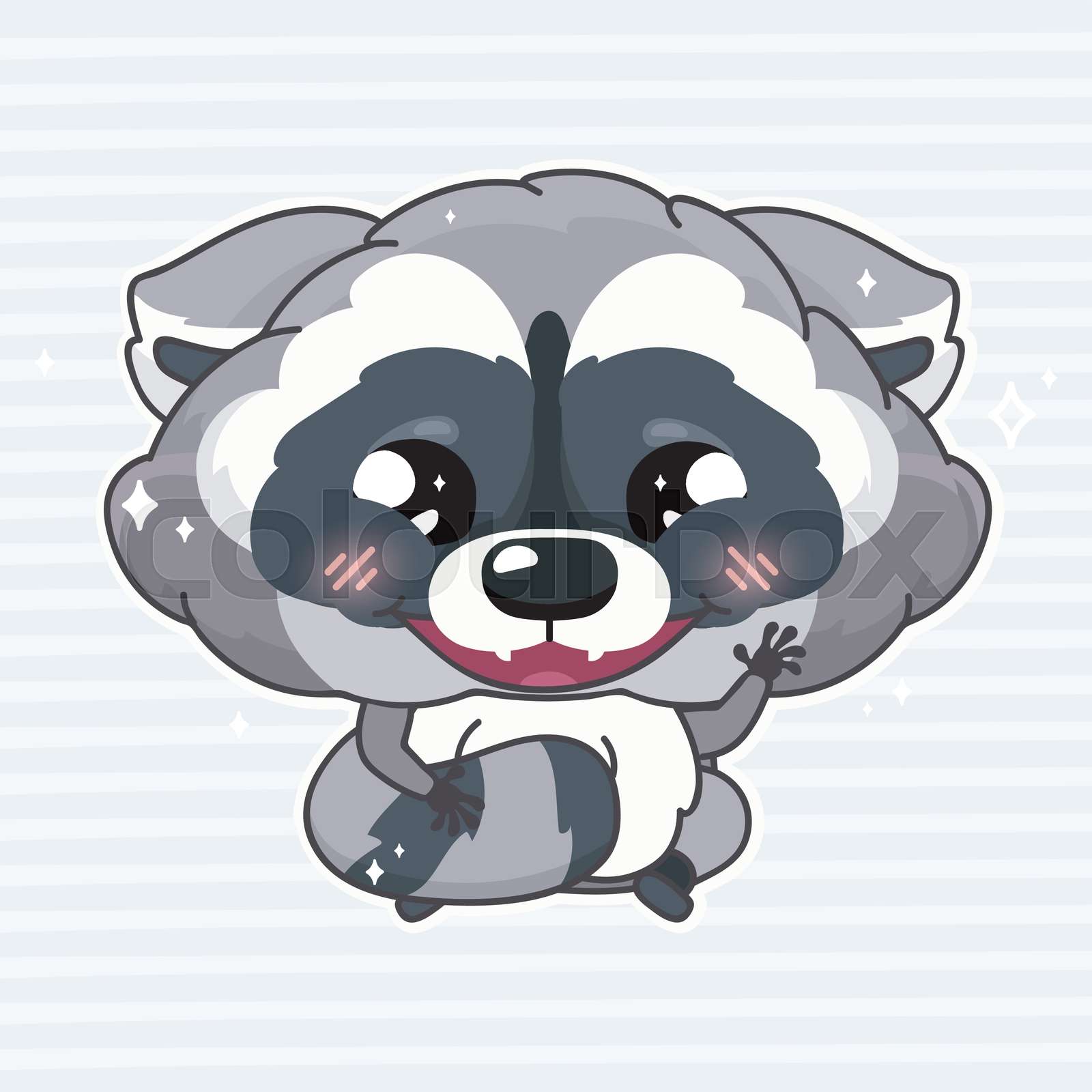 Cute Raccoon Anime