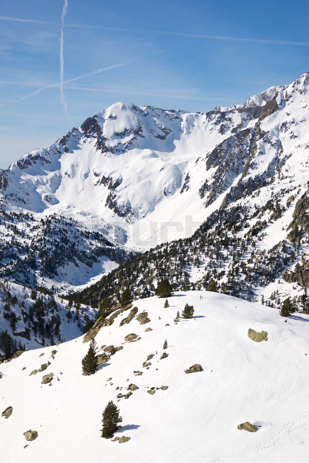 Winter in Pyrenees | Stock image | Colourbox