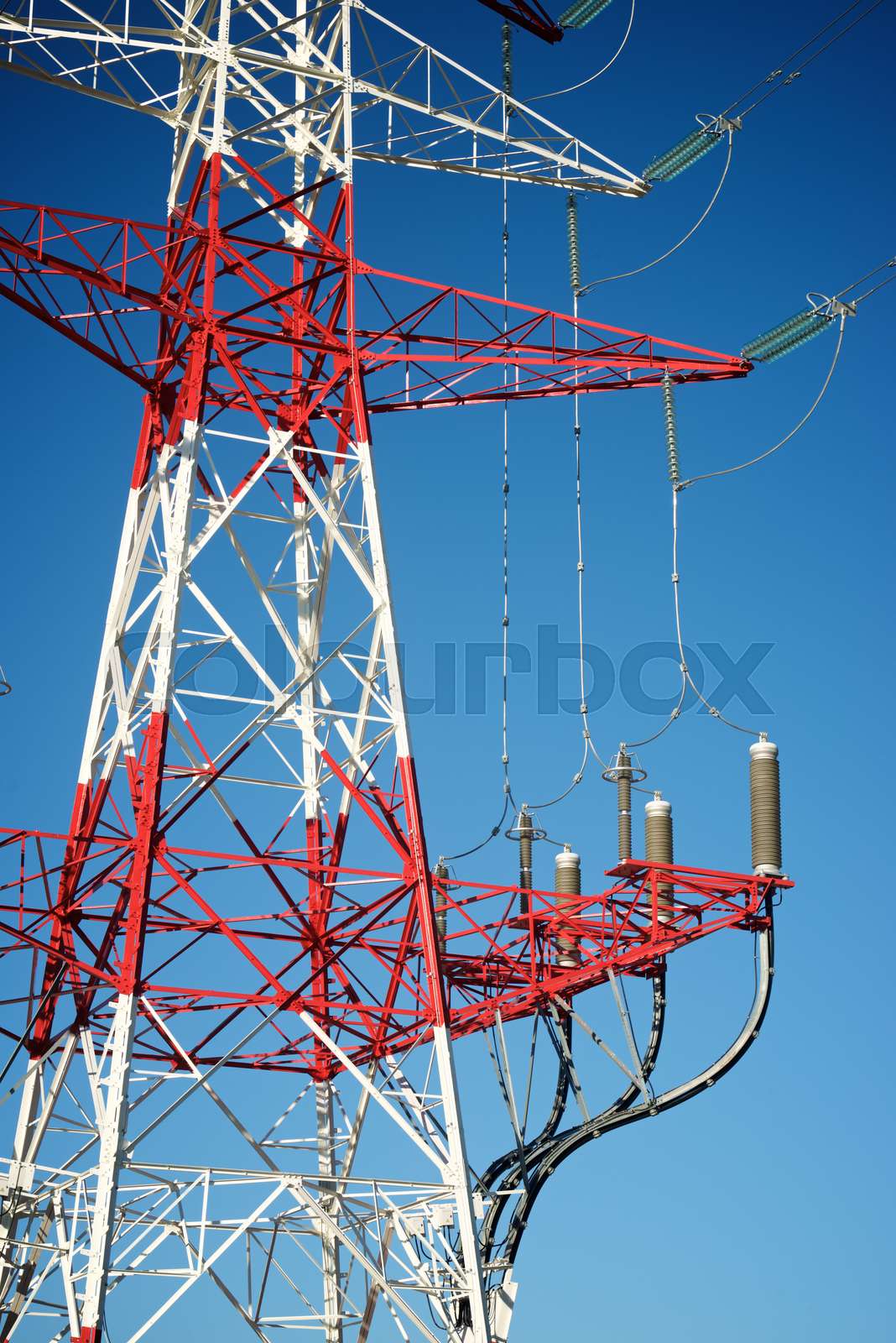 Pylon close up | Stock image | Colourbox